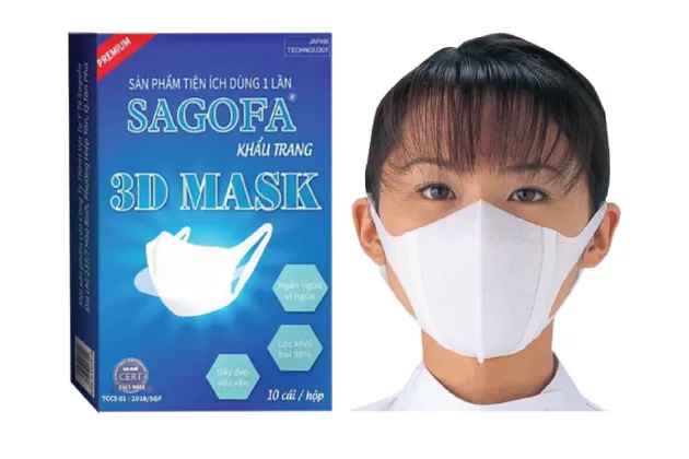 Khẩu Trang Sagofa 3D Mask